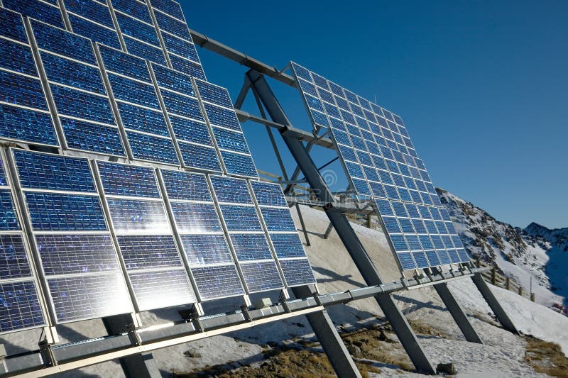 Solar panels stock photo. Image of electricity, renewable - 33485340