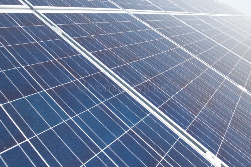 Solar panels stock photo. Image of power, ecology, blue - 61502882