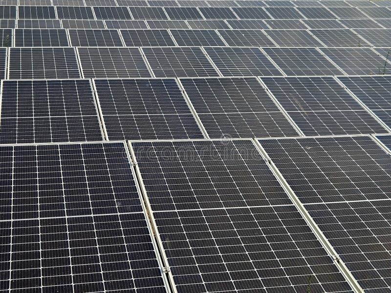 Solar Panels for Capturing Solar Energy. Renewable Energy Source Stock ...