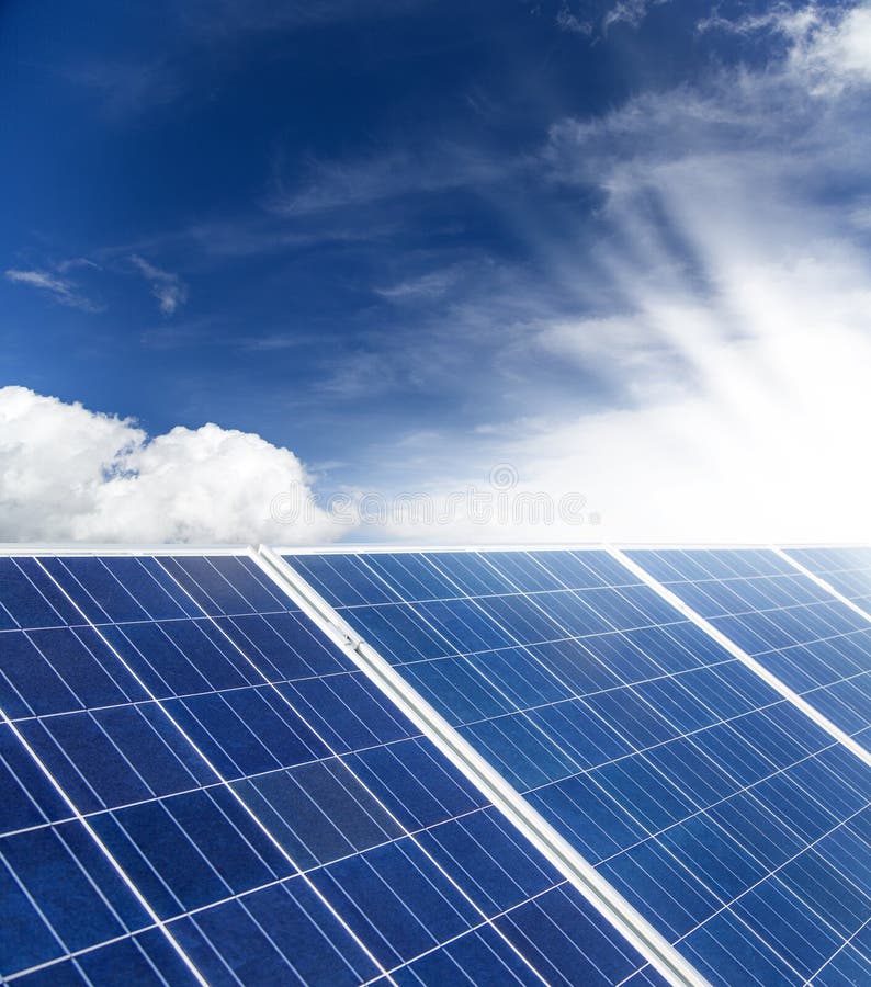 Solar panels stock photo. Image of generation, clean - 42901334