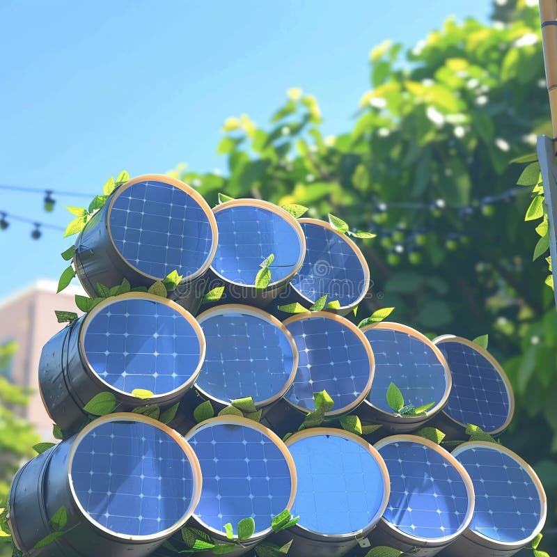 Solar Panels Crafted from Biodegradable Components Symbolize Innovation ...
