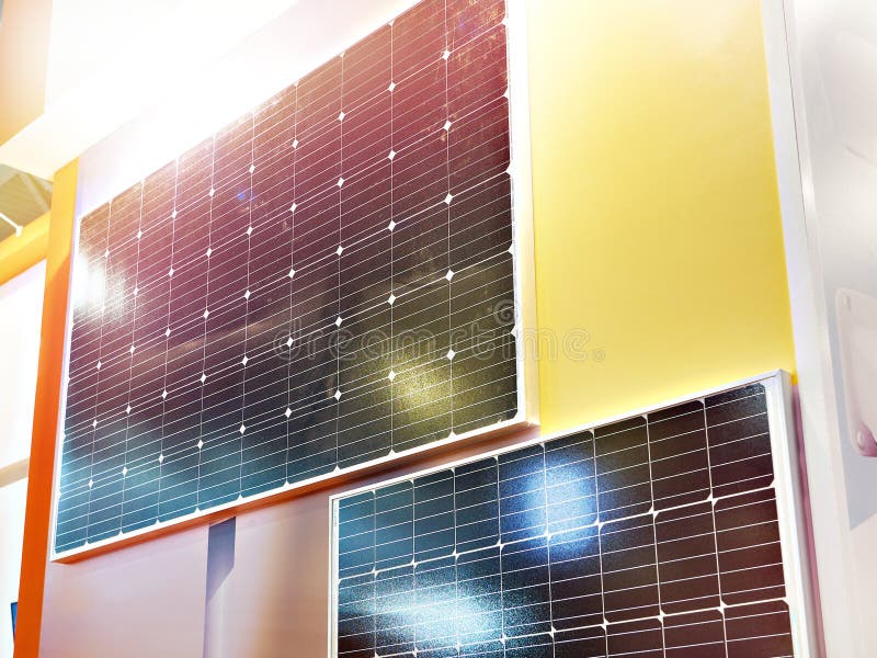 Solar panels stock image. Image of industry, concept - 235236809