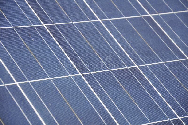 Solar Panels: Element of a Solar Power Plant. Stock Photo - Image of ...