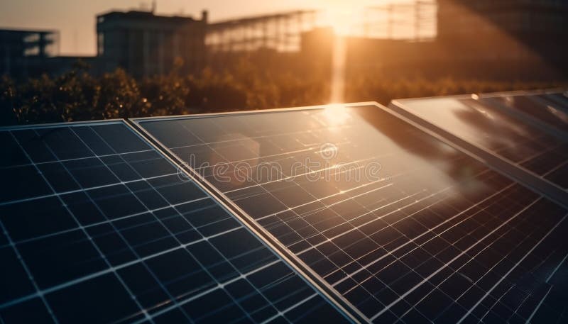 Solar Panels Generate Sustainable Electricity Using Sunlight Technology ...
