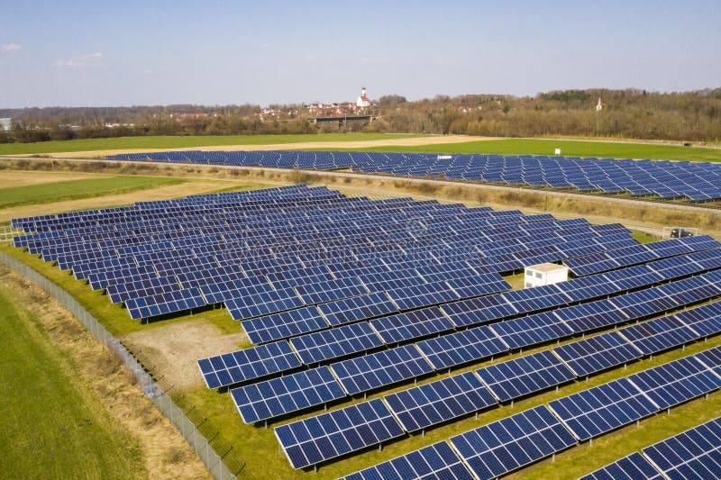 Solar Panels in Germany stock image. Image of green - 143683417