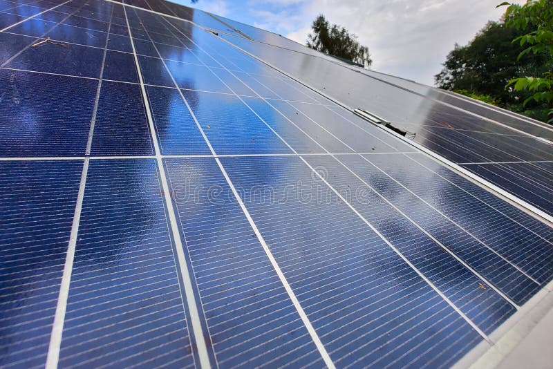 Solar Panels on the Ground Structure. Electricity Production from the ...
