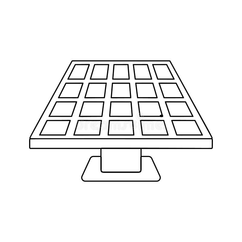 Solar Panels Icon. Element of Ecology for Mobile Concept and Web Apps ...