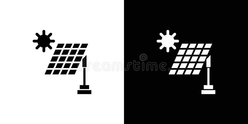 Solar Panels Icon Isolated Flat Vector in Outline Stock Vector ...