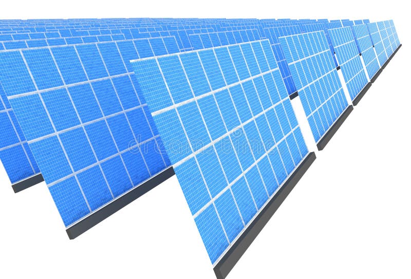 Solar panels stock illustration. Illustration of equipment - 44792874