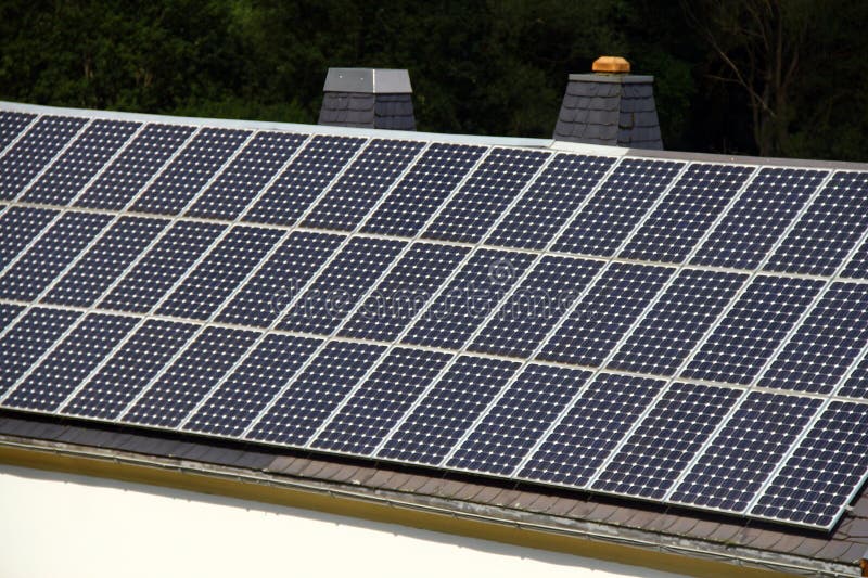 Solar Panels Installed on a Residential Rooftop for Sustainable Energy ...