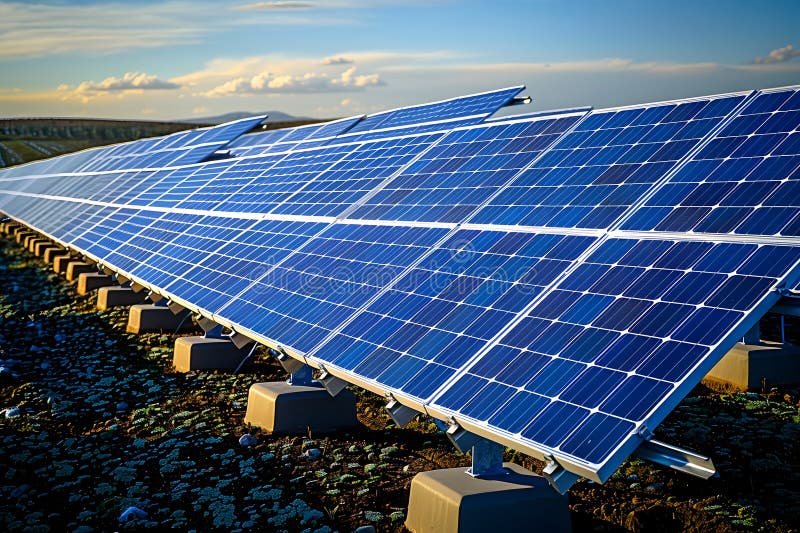 Solar Panels Installed on the Roof Rooftop of a Residential Modern ...