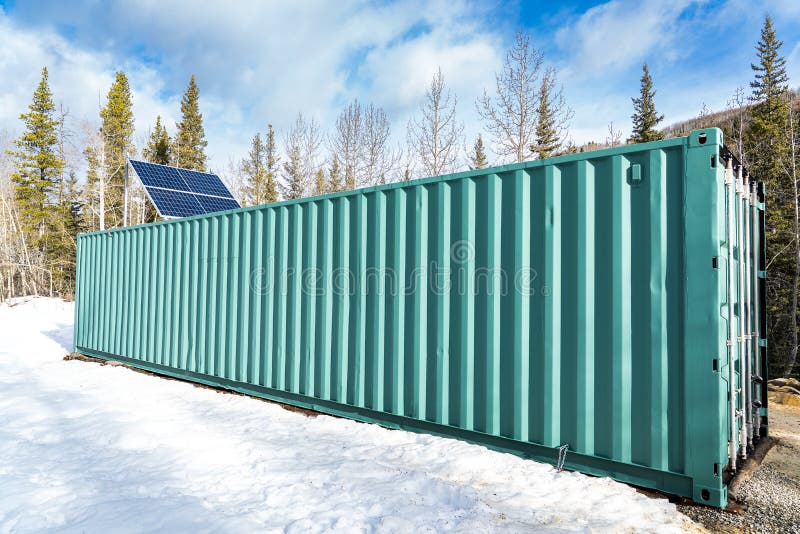 Shipping Container Solar Panels Stock Photos - Free & Royalty-Free ...