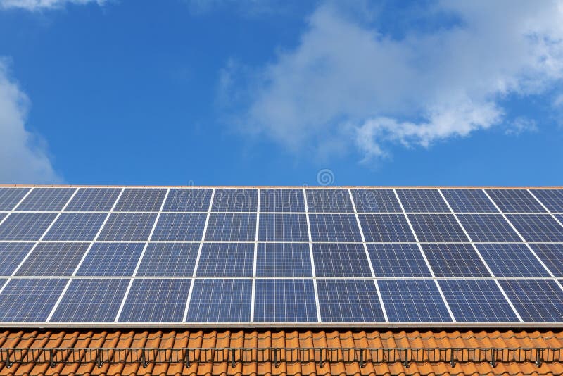 Solar panels stock photo. Image of panels, light, collector - 34809688
