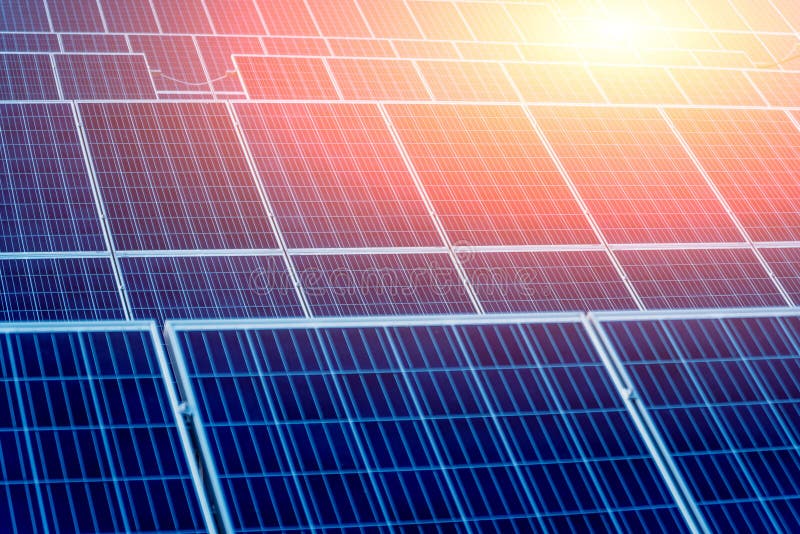 Solar Panels, Photovoltaic Alternative Electricity Source. Background ...