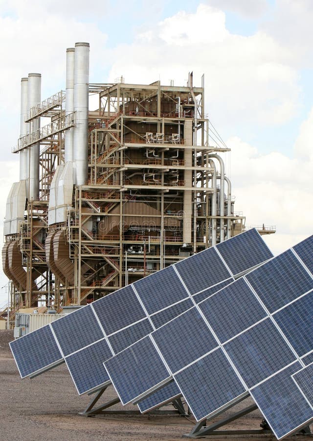 Solar Panels and Plant stock photo. Image of environmentalist - 2139776