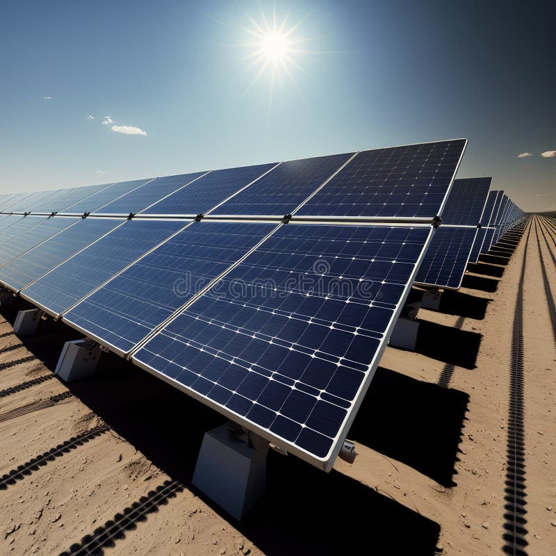 Solar Panels, Solar Power Plant. Alternative Source of Electricity ...