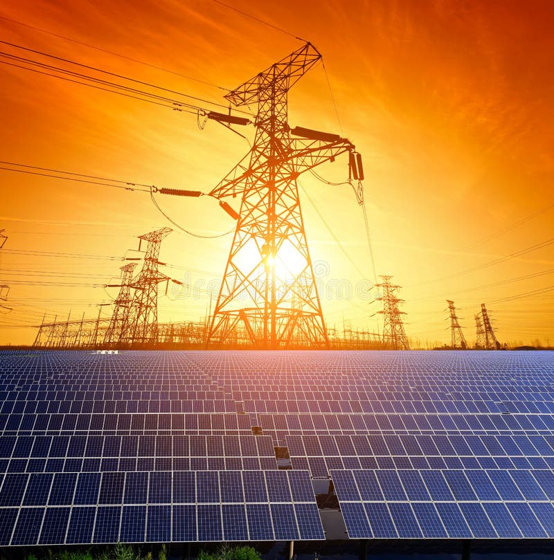431 Solar Panels Electricity Pylon Photos - Free & Royalty-Free Stock ...
