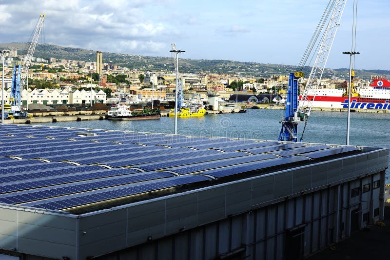 Solar Panels editorial stock photo. Image of solar, large - 60170663