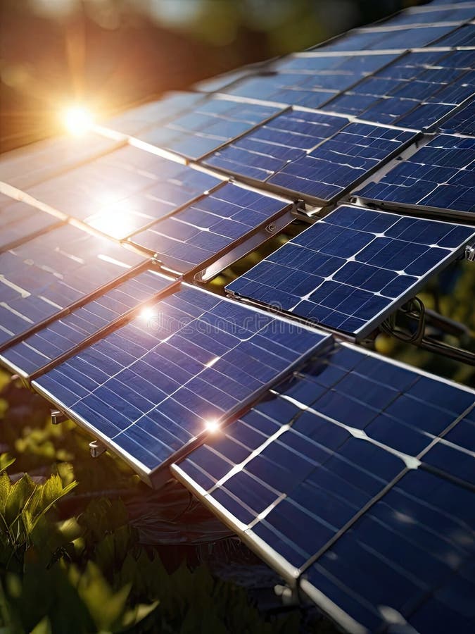 Solar Panels on the Roof. Modern Technology Solution Stock Photo - Image of supply, innovation ...