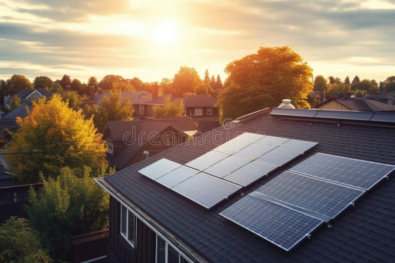 Rooftop Solar Energy Stock Illustrations – 1,953 Rooftop Solar Energy ...