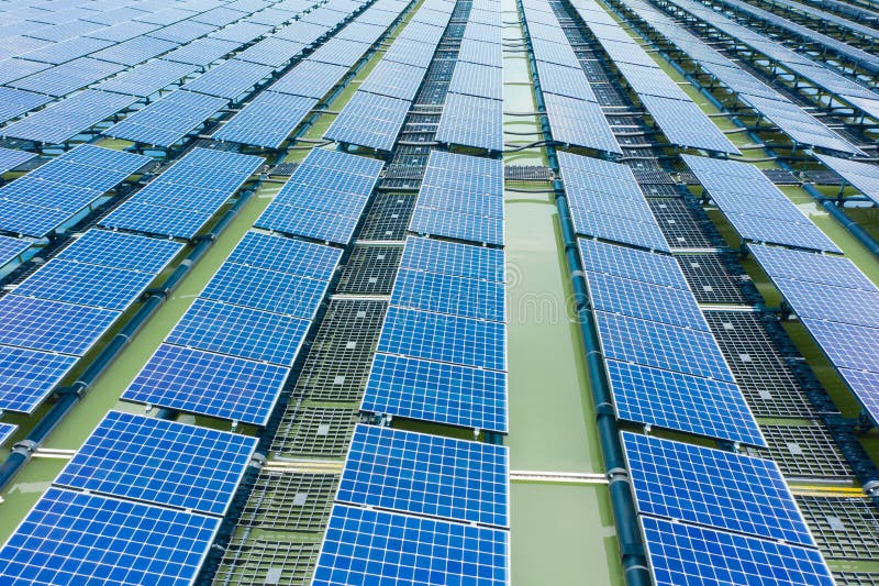 Solar panels shot by drone stock photo. Image of electricity - 157786358
