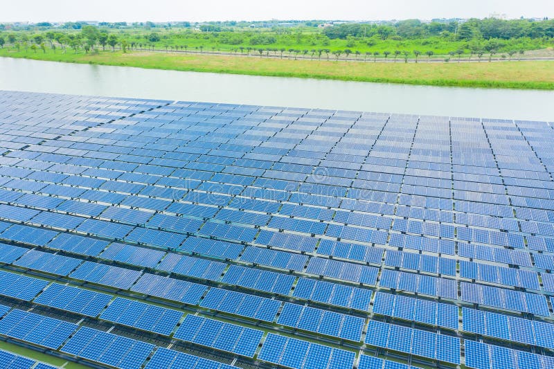 Solar panels shot by drone stock photo. Image of ecological - 158325480