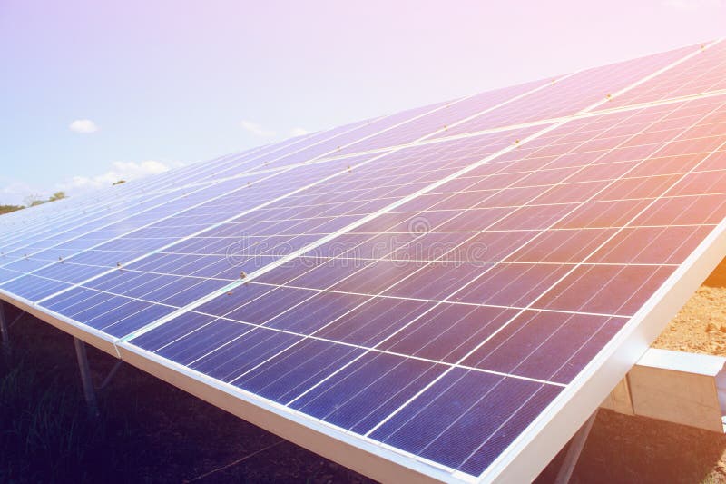 Solar Panels, Solar Power Plant Stock Image - Image of solar, cell ...