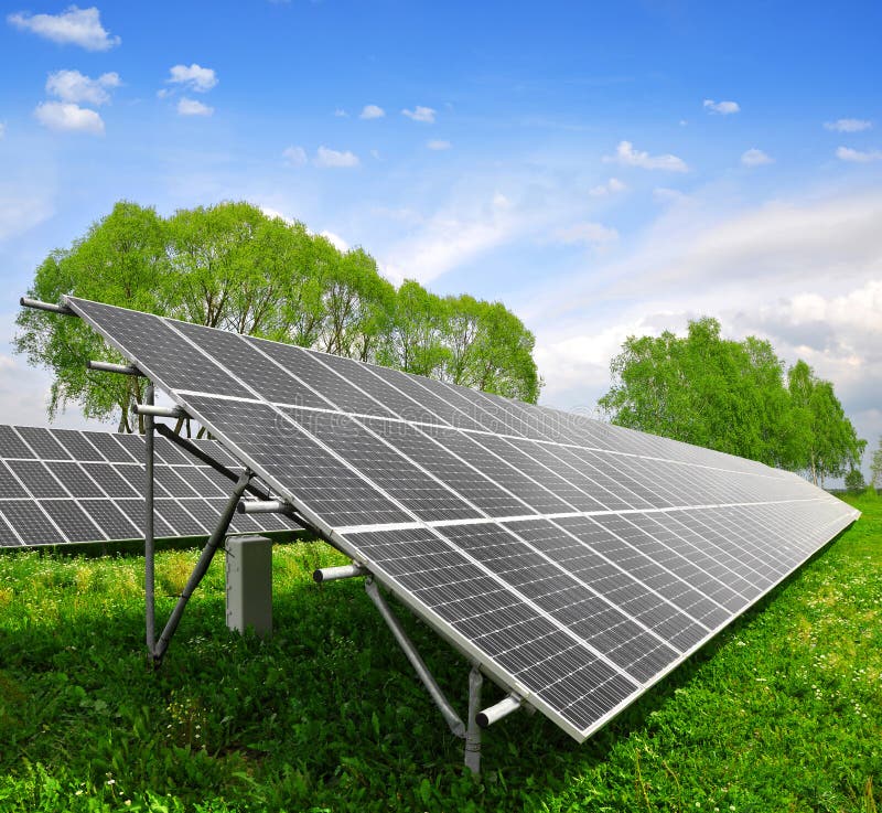 Solar panels stock image. Image of innovative, industry - 41526933