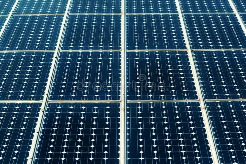 Solar panels surface stock photo. Image of environment - 81723660