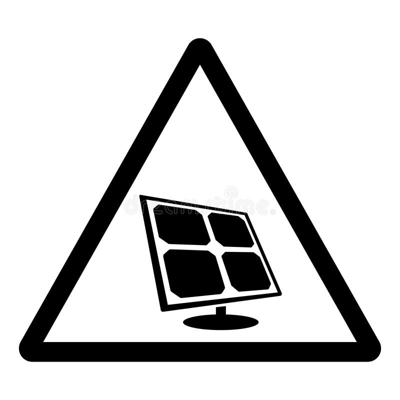 Solar Panels Symbol Sign,Vector Illustration, Isolate on White ...