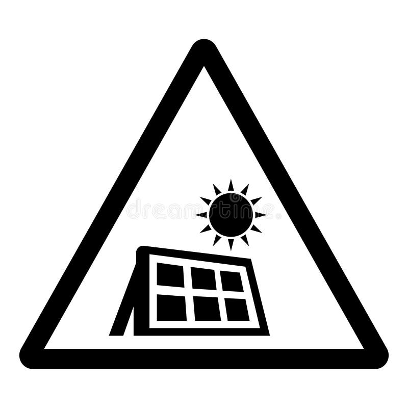 Solar Panels Symbol Sign,Vector Illustration, Isolate on White ...