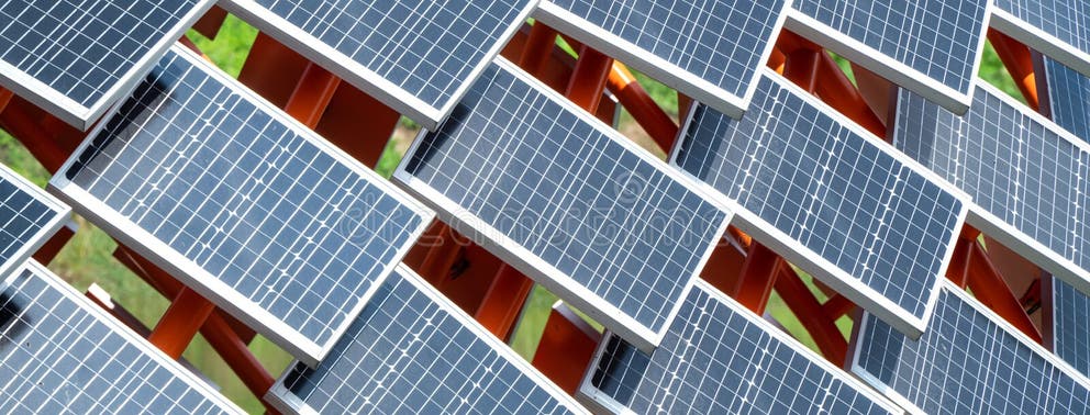 Solar Panels, Technology Solar Cell Stock Image - Image of ecology ...