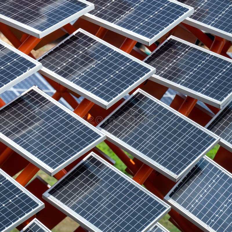 Solar Panels, Technology Solar Cell in Taiwan Stock Image - Image of ...