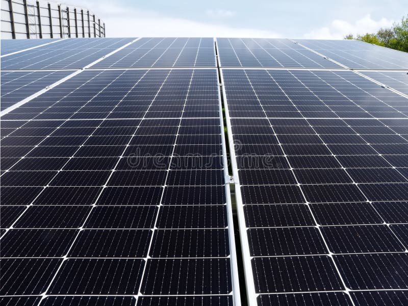 Solar Panels To Collect Solar Energy Stock Image - Image of natural ...
