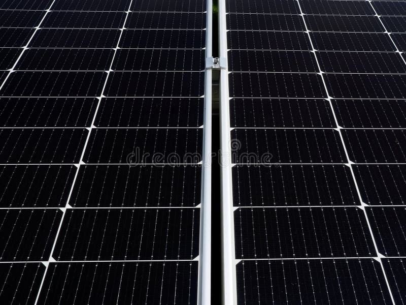 Solar Panels To Collect Solar Energy Stock Photo - Image of ...