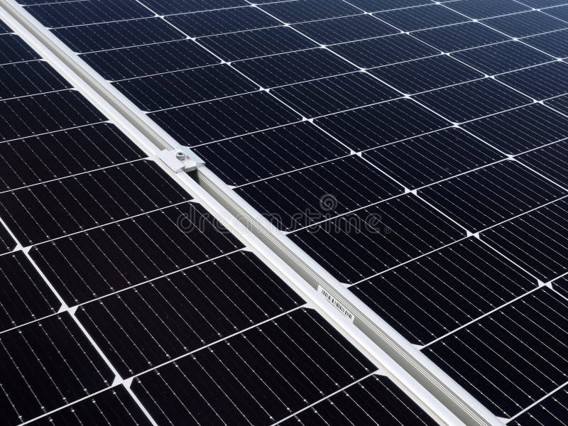 Solar Panels To Collect Solar Energy Stock Photo - Image of pattern ...