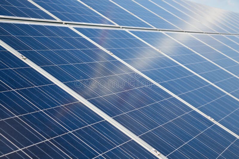 Solar Panels Vague Reflection Wind Turbine Stock Photos - Free ...