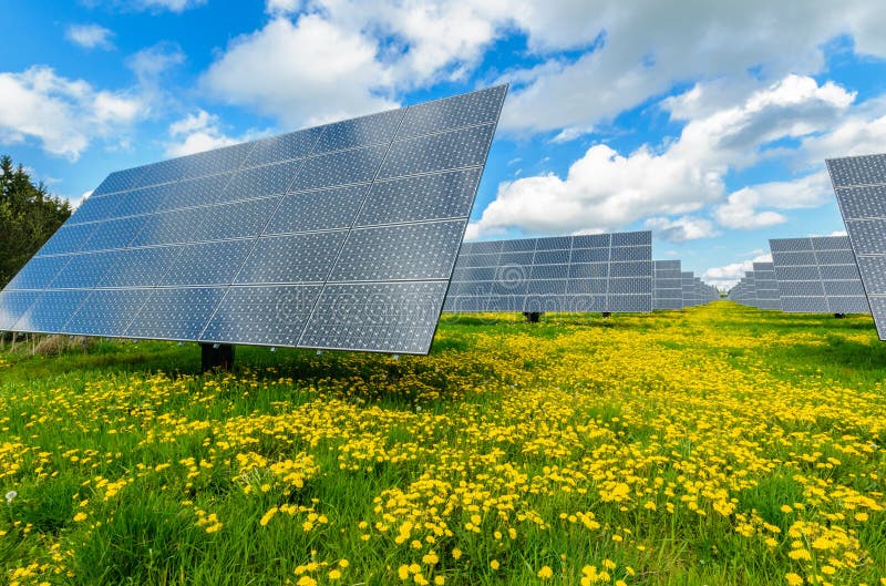 Solar stock photo. Image of meadow, climate, environmental - 40606498
