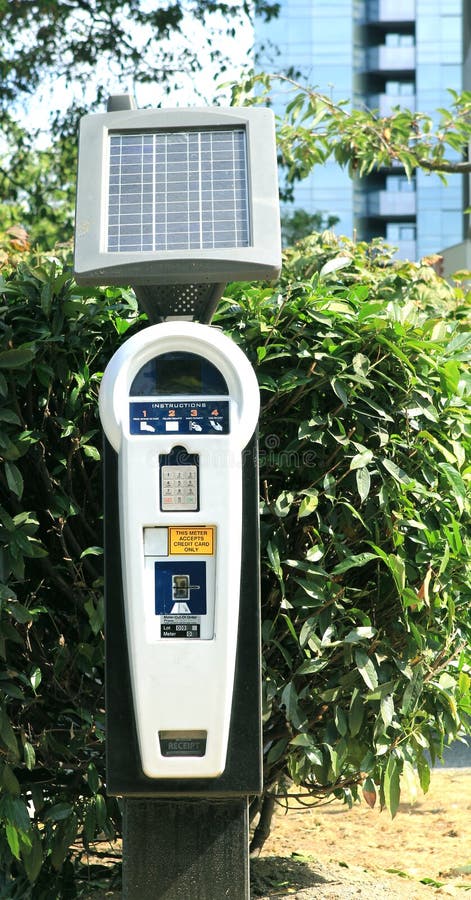 Solar Pay and Display Machine Stock Image - Image of stuartkey, display ...