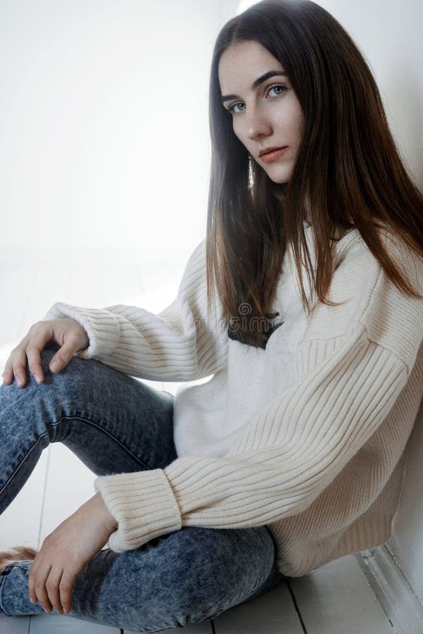 Solar photography model stock photo. Image of model, look - 95286950