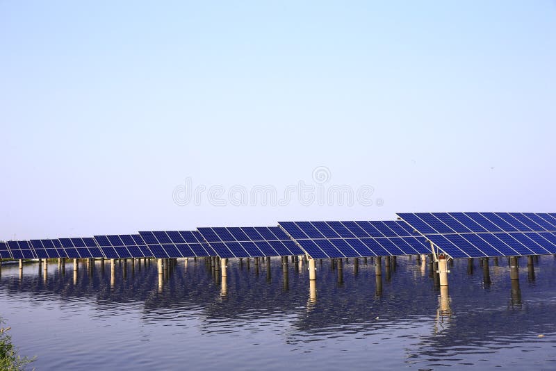 Solar Photovoltaic Panels and Solar Photovoltaic Power Generatio Stock ...