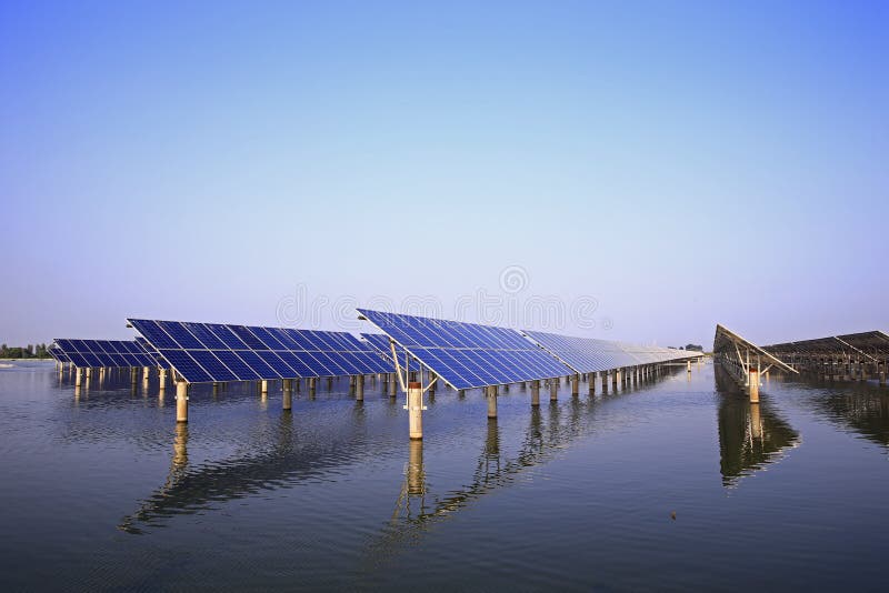 Solar Photovoltaic Panels and Solar Photovoltaic Power Generatio Stock ...