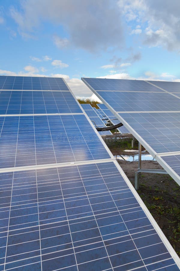 Solar photovoltaics panels stock photo. Image of daytime - 27375888