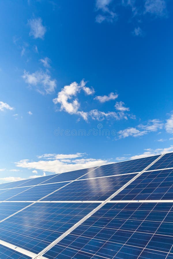 Solar photovoltaics panels stock photo. Image of daytime - 27375888