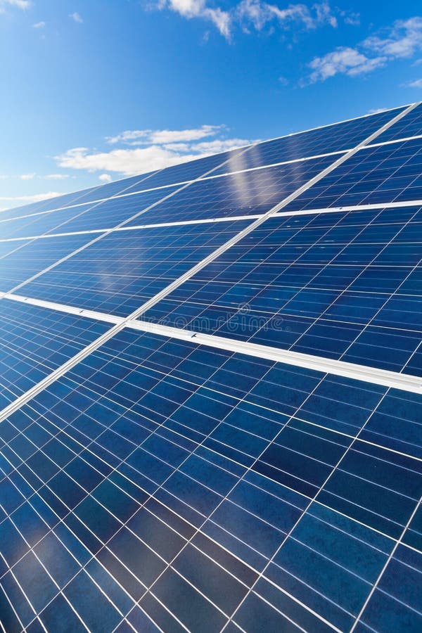 Solar photovoltaics panels stock photo. Image of daytime - 27375888