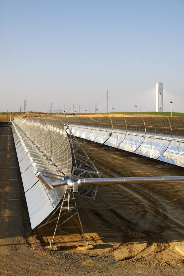 Solar plant stock photo. Image of solar, silver, alternative - 24122750