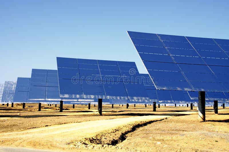 Solar plant stock image. Image of solar, environment - 24123947