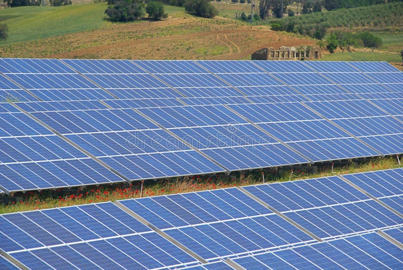 Solar plant stock image. Image of simply, modern, soth - 7574371