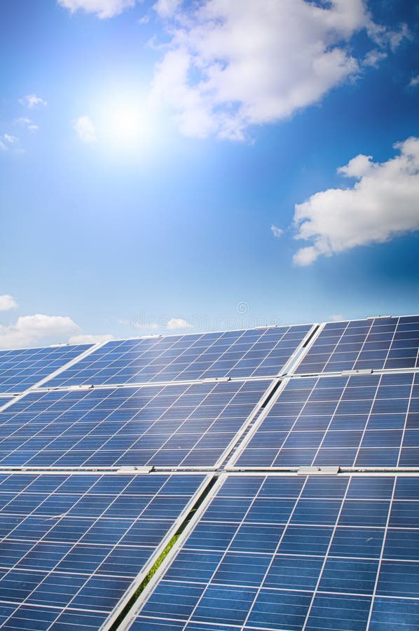 Solar plant stock image. Image of innovation, natural - 97914305