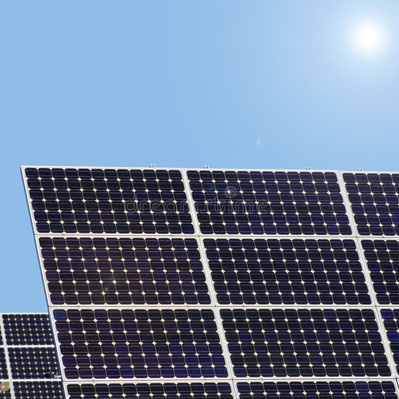 Solar plants stock image. Image of economy, innovative - 23388379